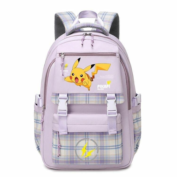 Школьный рюкзак Pokémon Pikachu для учеников начальной и средней школы, унисекс рюкзак, аниме-мерч, Pocket Monster