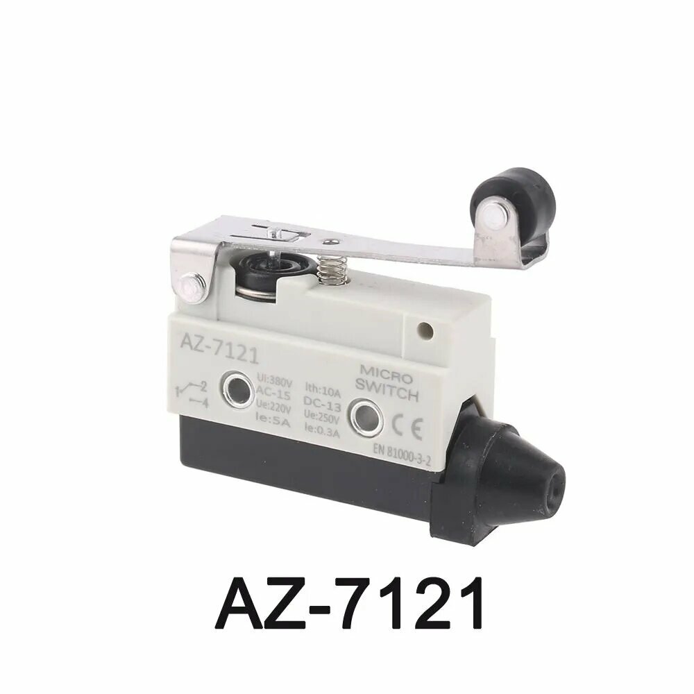 10 шт. AZ-7121,10А 250В, вернуться в исходное положение, Без фиксации, Миниатюрный ограничительный переключатель