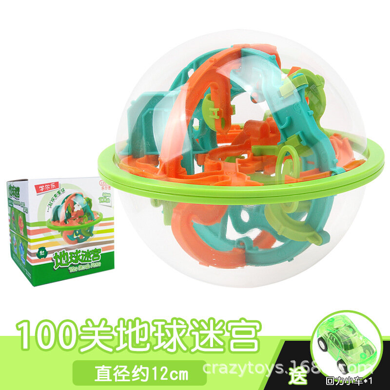 【Быстрая доставка】Leersi 3D лабиринт с шариком, лабиринтный вызов, балансировочная дорожка, игрушка для детей
