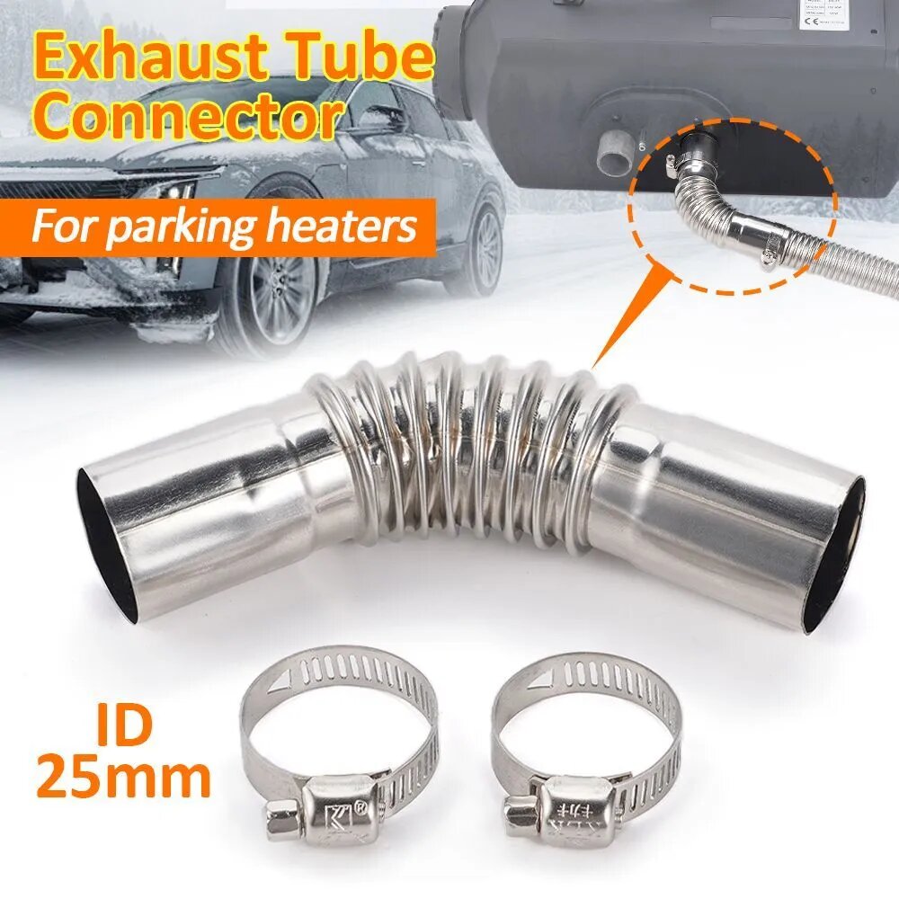 Труба выхлопная, диаметр 24 мм арт. для Eberspacher для дизельного обогревателя лодки Webasto