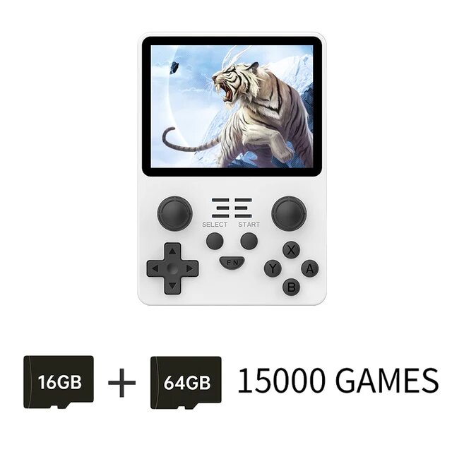 Портативная игровая консоль Powkiddy RGB20S White 80GB