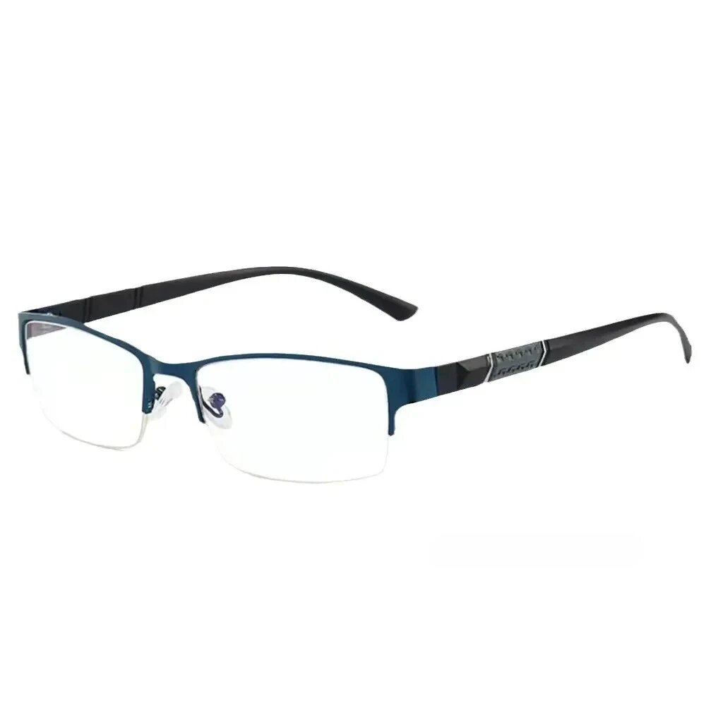 Синие металлические очки для чтения Ray-Ban, Frame Color: Blue, Eye Prescription: 0