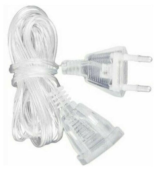 Удлинитель для гирлянды 3 метра переходник для гирлянды удлинитель для светодиодной гирлянды