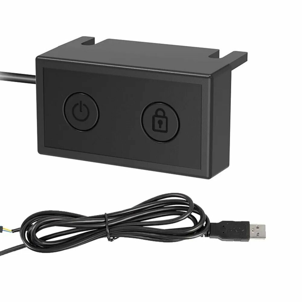 USB Настольный компьютер Кнопка включения ПК Переключает Внешний экран блокировки