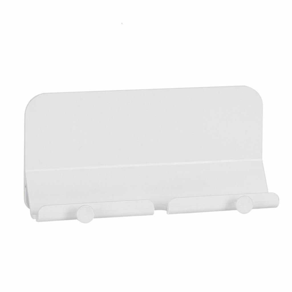 Держатель для телефона с креплением на стену и отверстием для зарядки, Белый