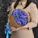 Букет живых цветов Flor-Pro Flowers из 21 синего гиацинта в дизайнерской упаковк...