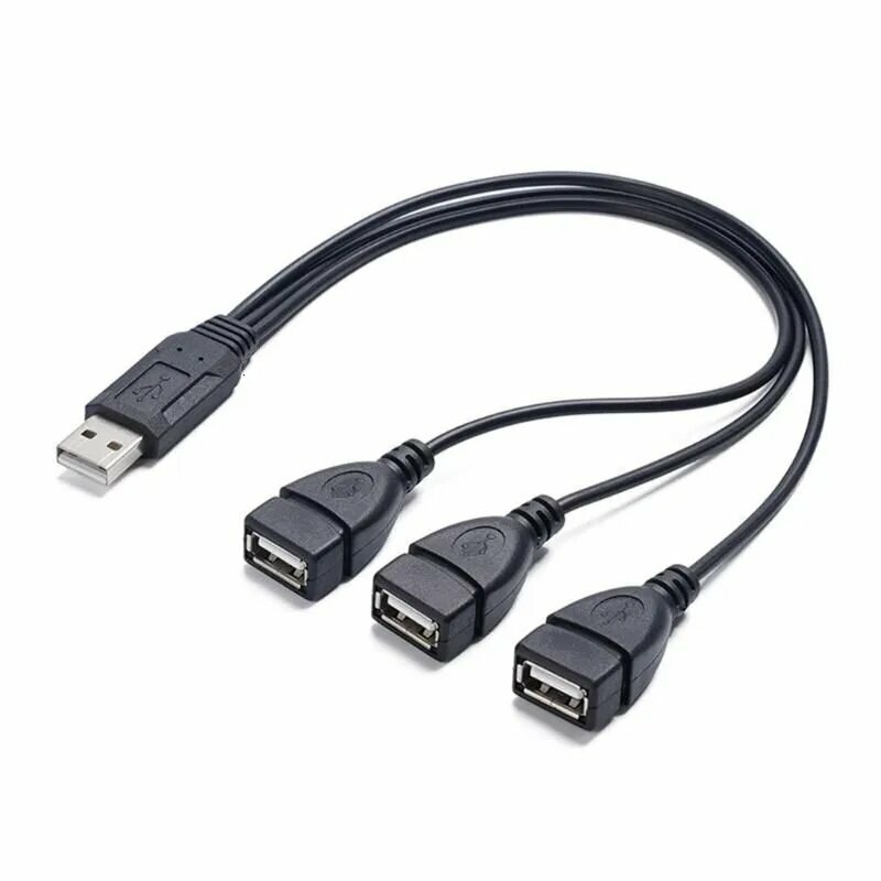USB-разветвитель 1xM на 3xF