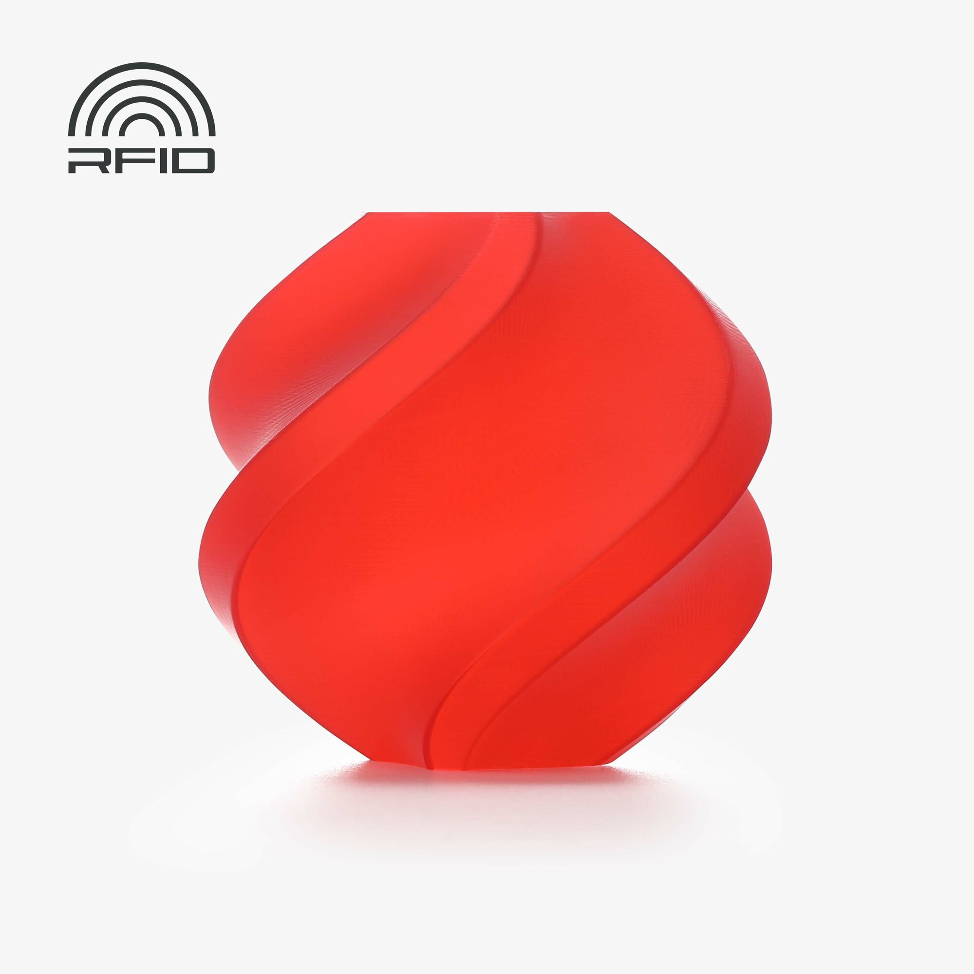 Филамент для 3D-принтера BambuLab PLA Transluсent Красный (Red 13210), 1 кг, с катушкой