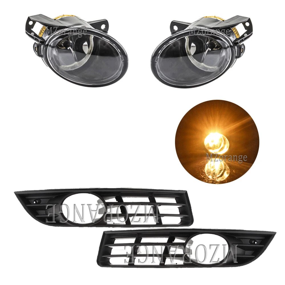 Противотуманные фары для volkswagen passat b6 2006-2011, светодиодные передние фары, противотуманные фары, галогенные противотуманные фары, аксессуары для ламп дальнего света Halogen and Covers