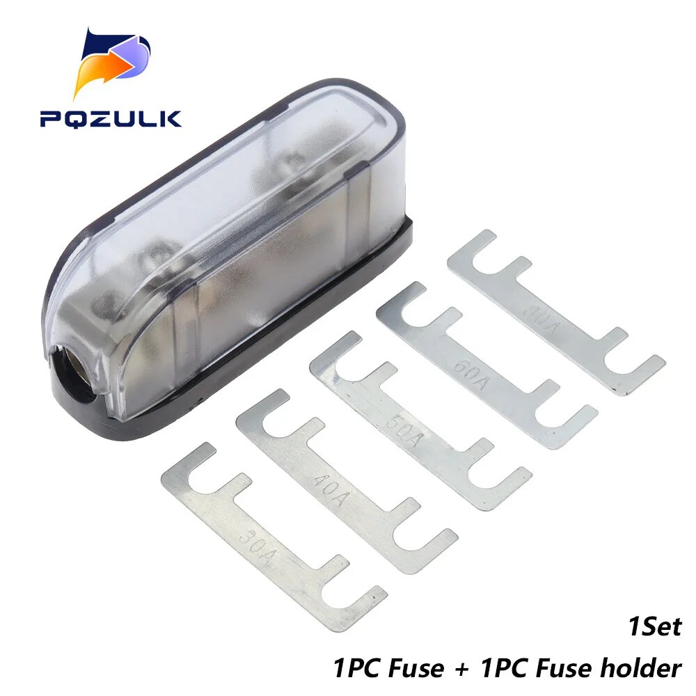 PQZULK Автомобильный блок предохранителей 30А 40А 80А 100А 150А 100A, 1Set Fuse holder-1