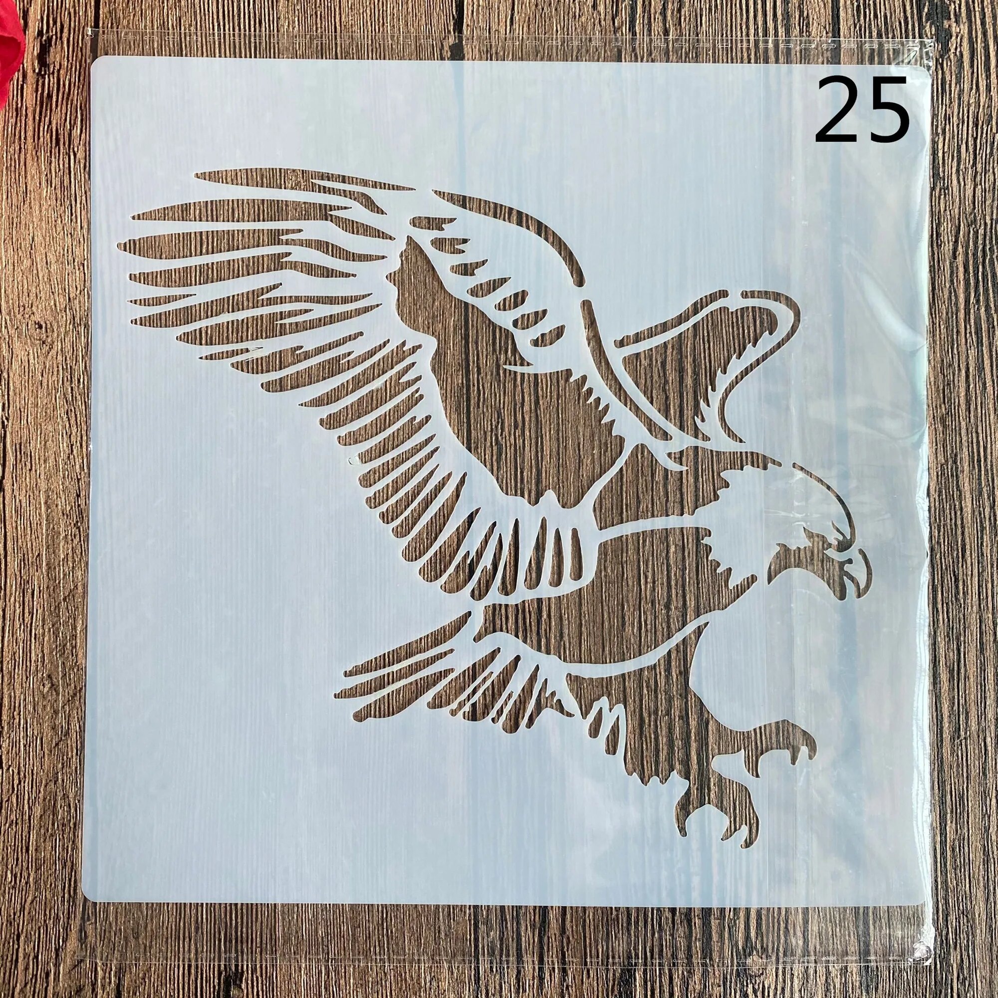 Трафарет для рисования орел, 20*20 см, цвет 25