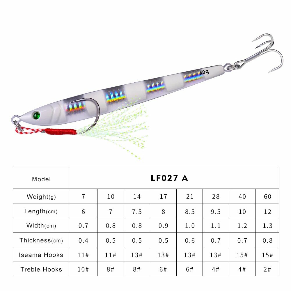 PROBEROS Приманка LF027 A, 60G-12CM, ColorA