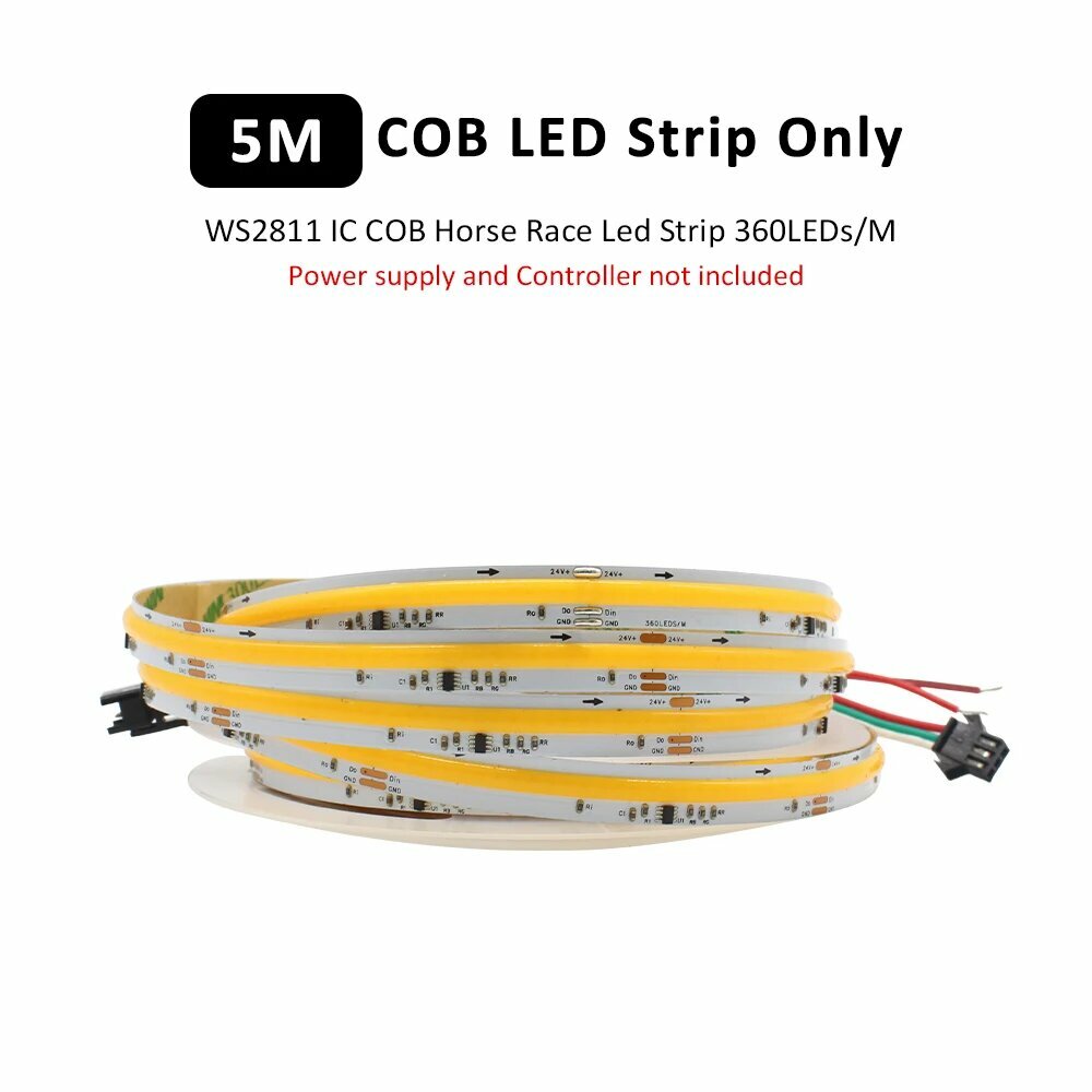 Светодиодная лента COB 5M Natural White