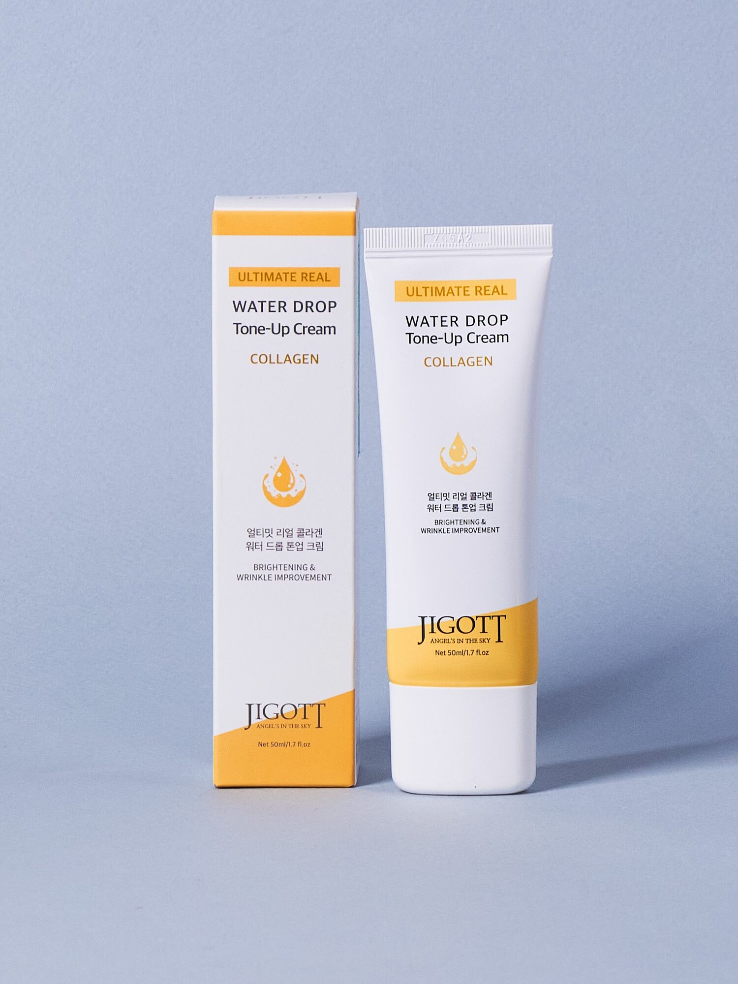 Jigott Water Drop Tone-Up Cream Collagen Антивозрастной крем для лица с коллагеном 50 мл Water Drop Tone-Up Cream Collagen