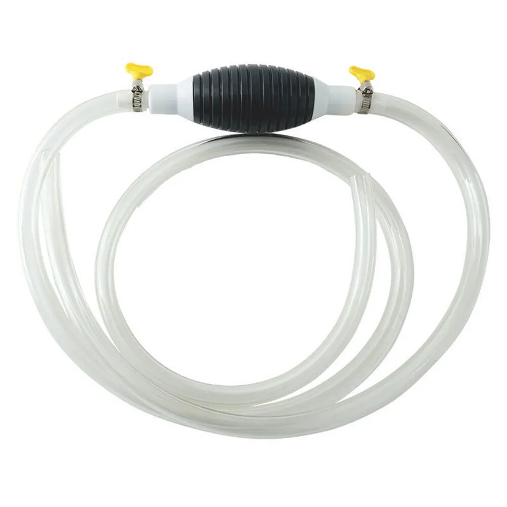 Насос для перекачки жидкости (топлива) / Шланг с грушей для перекачки бензина / Со шлангом 1.5M