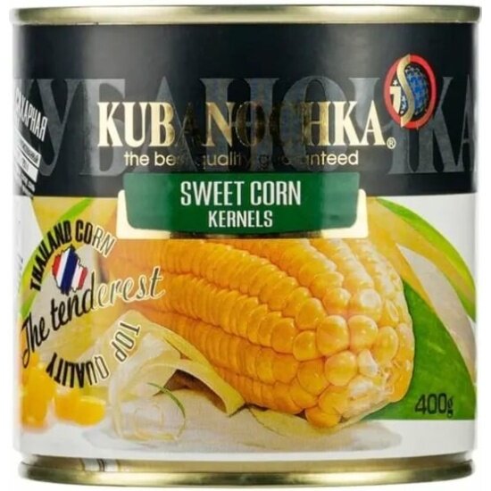 Кукуруза Кубаночка сахарная в зернах 400 г