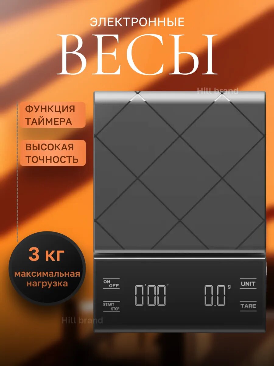 Электронные весы кухонные для продуктов и еды