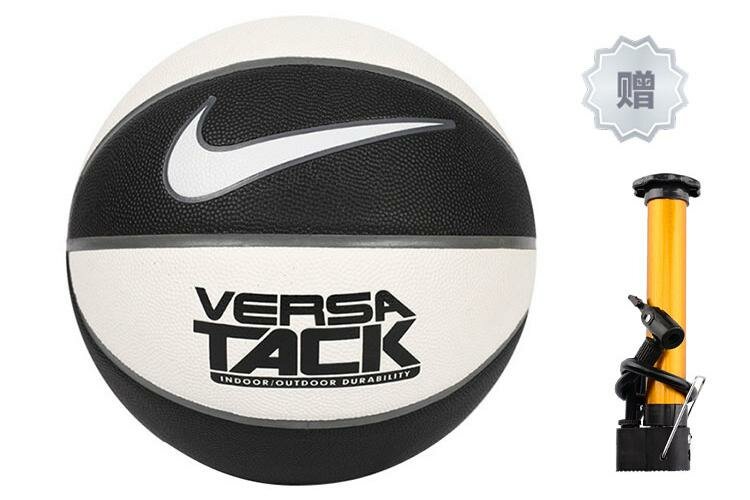 Кроссовки унисекс Nike PU баскетбольные тренировочные 5048619 чёрные белые, Size 7
