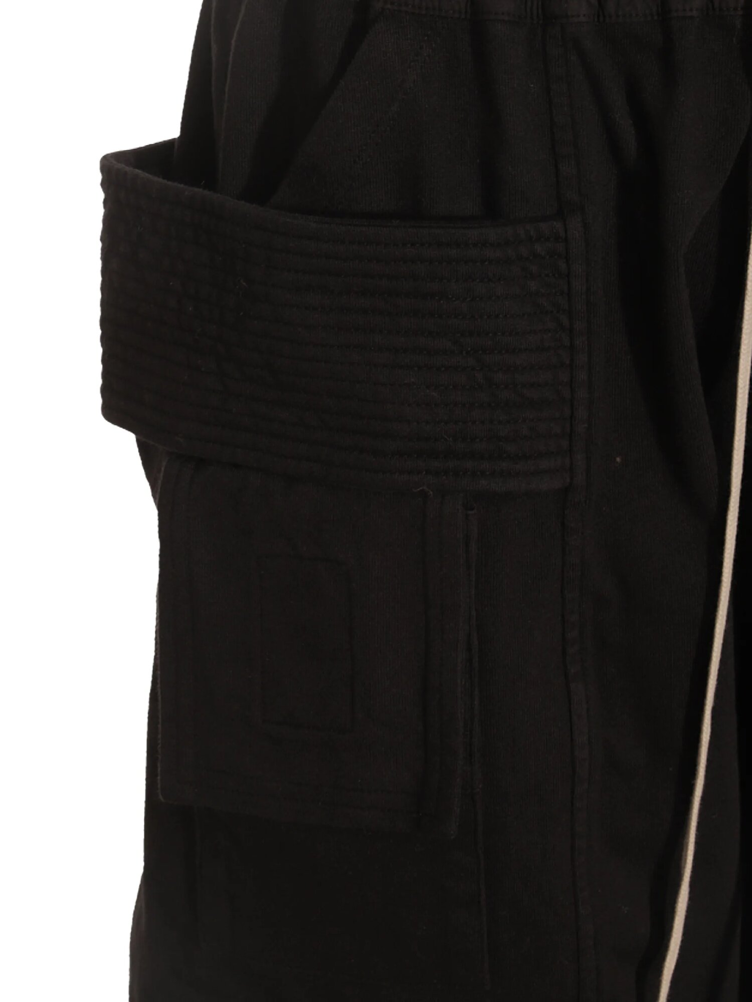 Шорты Rick Owens Drawstring cargo shorts, размер S, черный — фото 1
