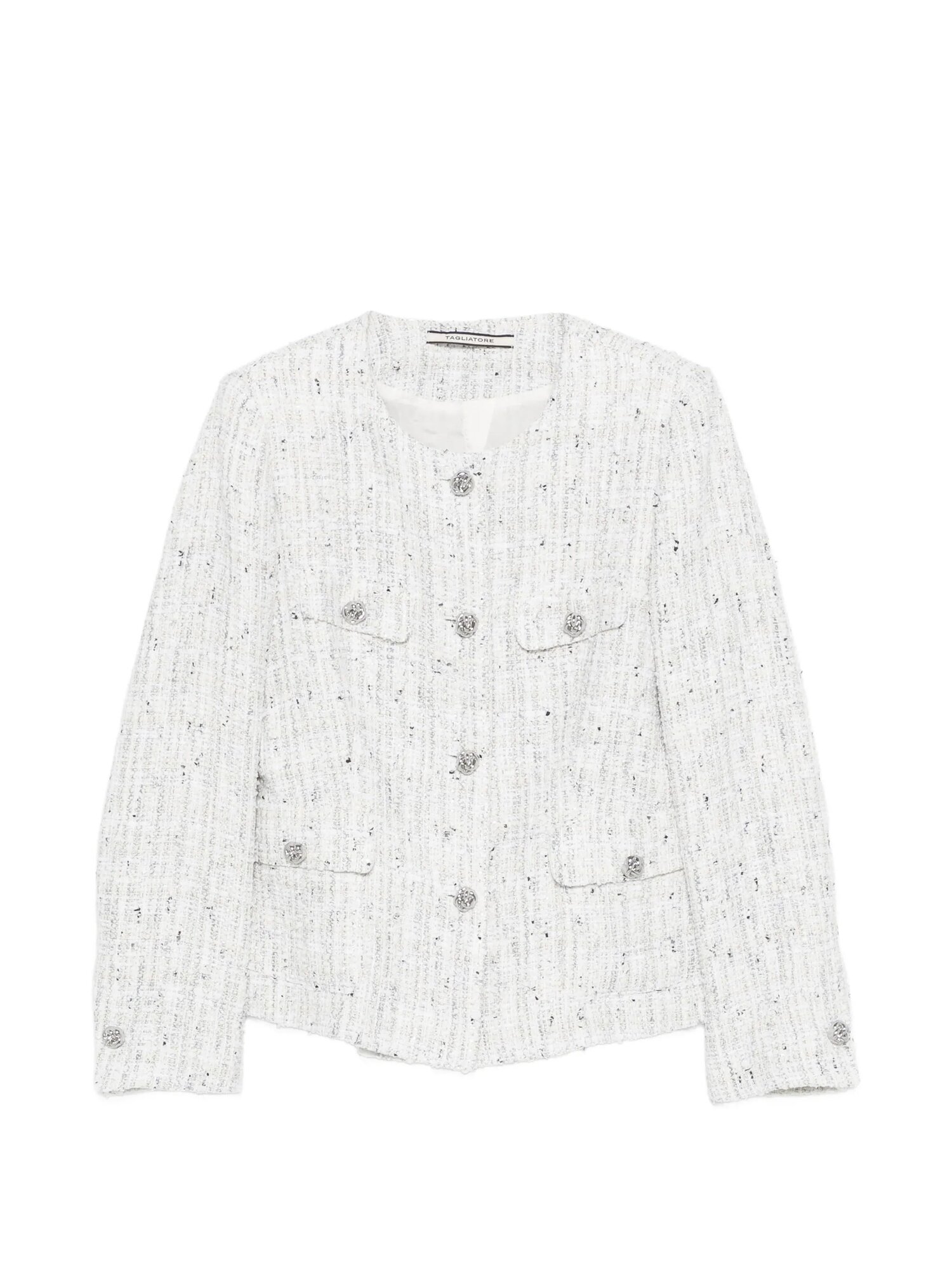 Куртка Button-up tweed jacket