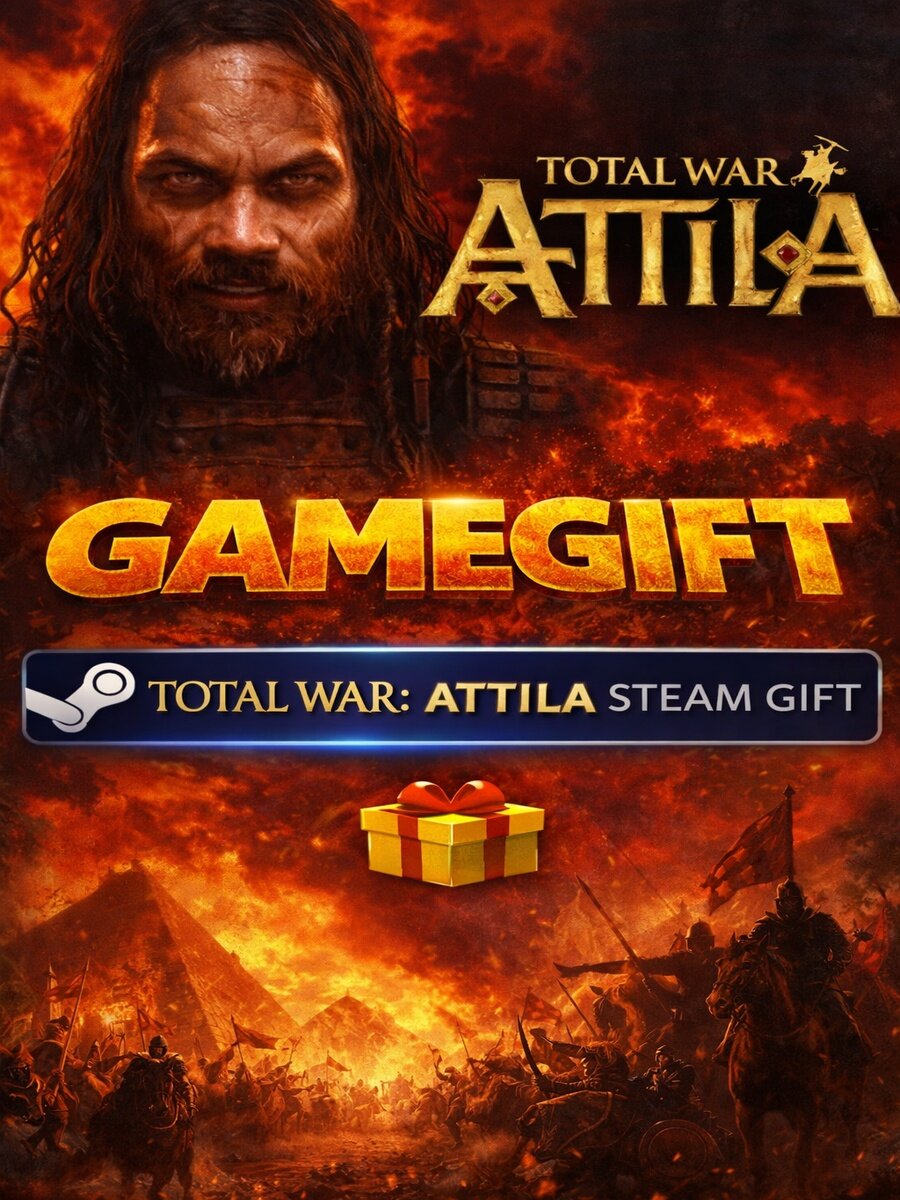 Игра Total War: ATTILA для STEAM ПК (PC) | Страна активации - Россия | Подарком на Ваш аккаунт | Автовыдача