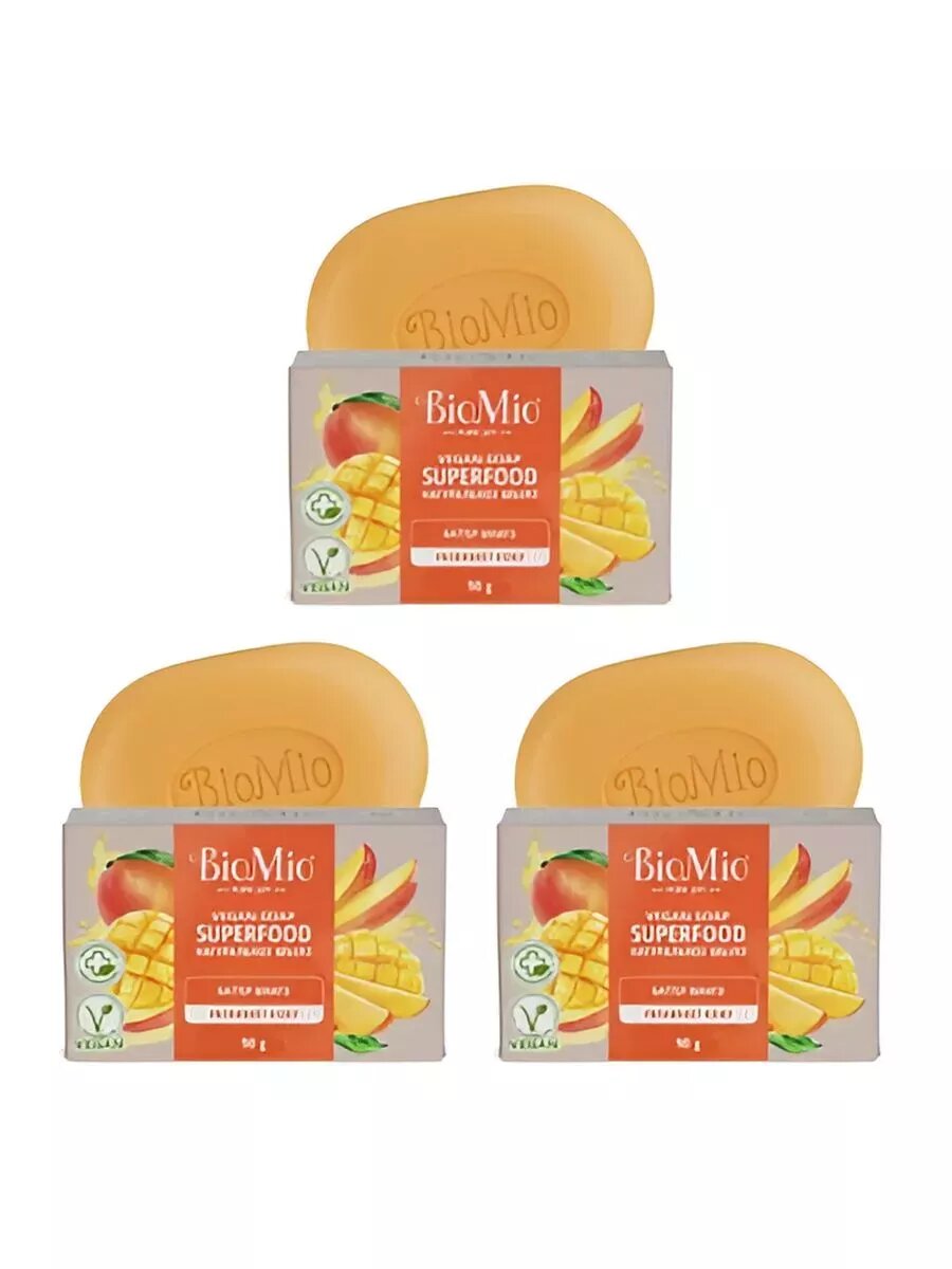 Bio-soap superfood мыло натуральное 3 шт