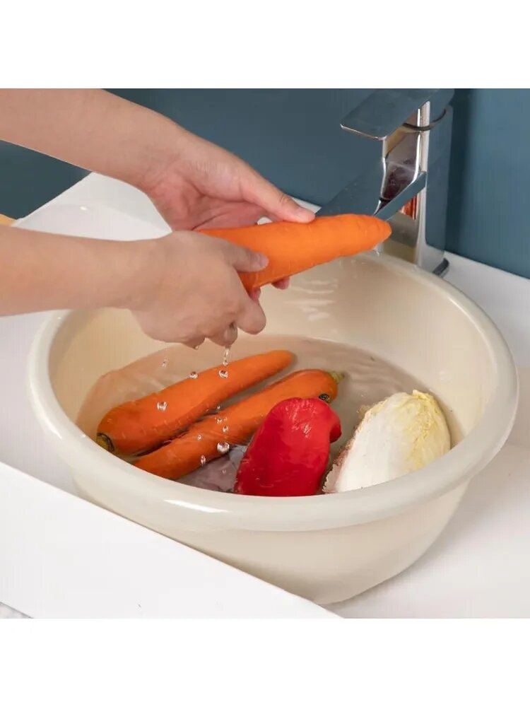 Таз " "Домашний тазик таз, Применяется для стирки, умывания лица, мытья ног,1 шт.", 4 л, 1 шт", пластик, 4 л, 1 шт