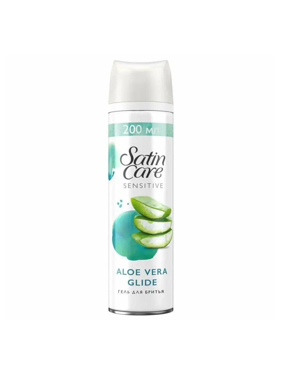 Гель Venus Satin Care Sensitive Skin Алоэ вера для бритья
