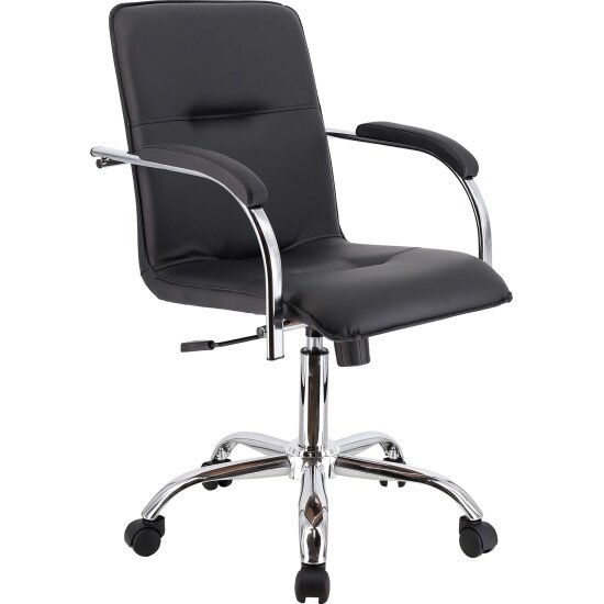 Кресло офисное Everprof Samba T Экокожа Черный