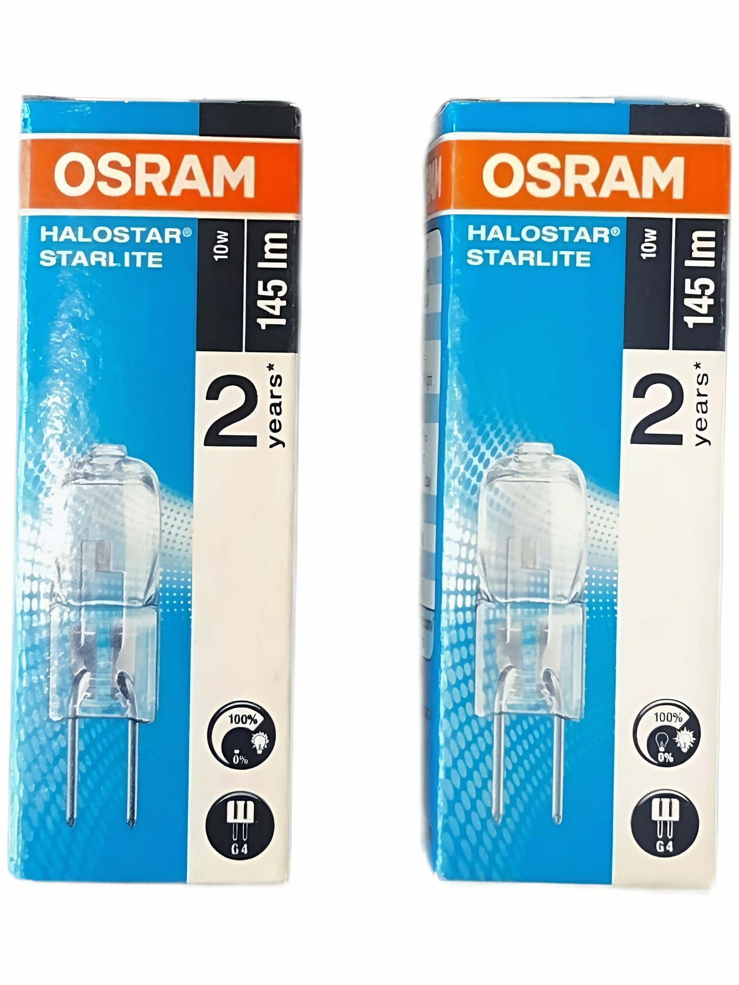 Лампа Osram G4 12V 10W -2 штуки