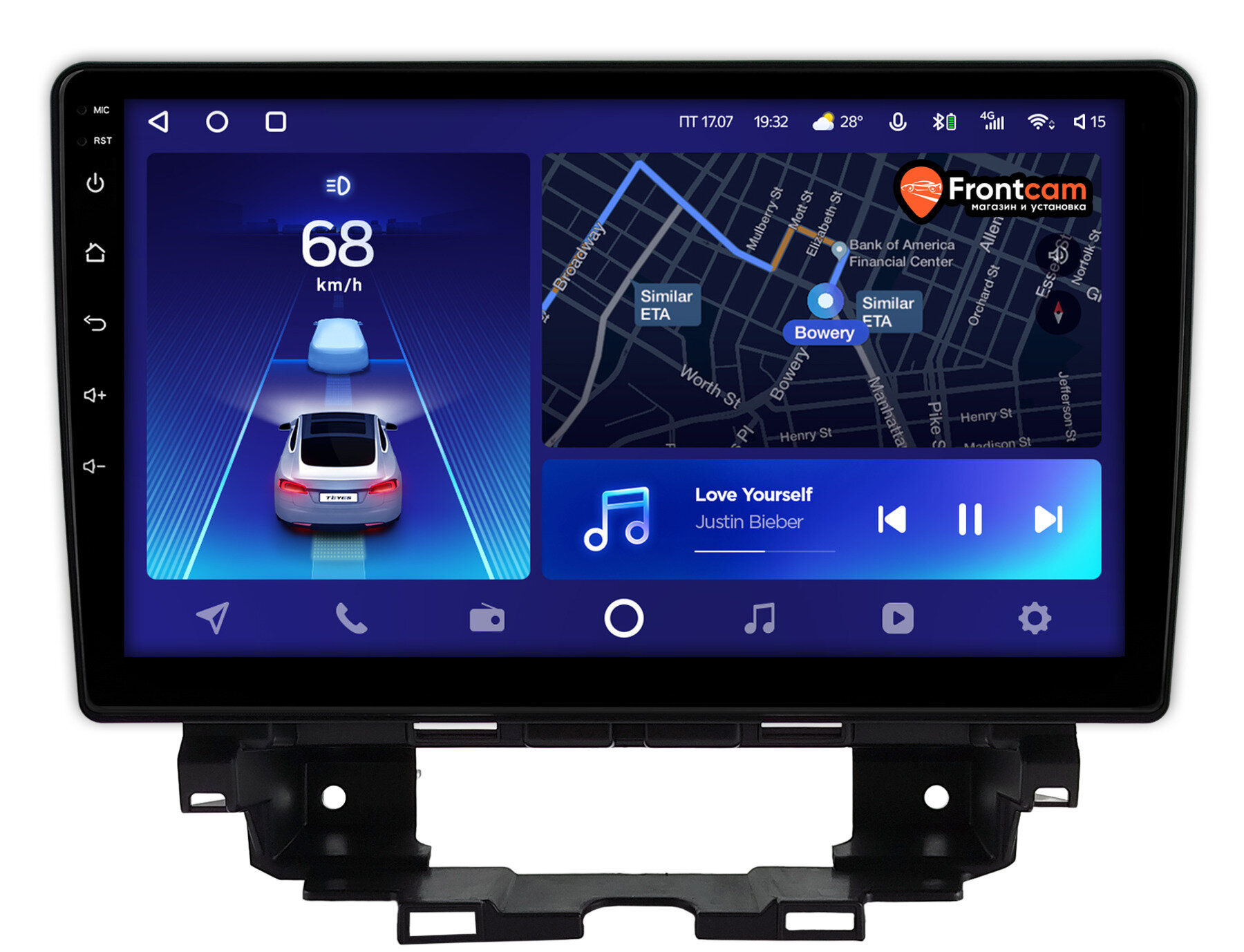 Штатная магнитола Teyes CC2 PLUS 4/64 10" RM-10-0887 Renault Kangoo 3 2021-2026 Android 10 (4G-SIM, DSP, QLed)