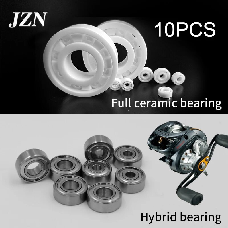 Гибридные керамические подшипники JZN 623 MR115 ZZ для Full ceramic 10PCS, S623size3X10X4mm