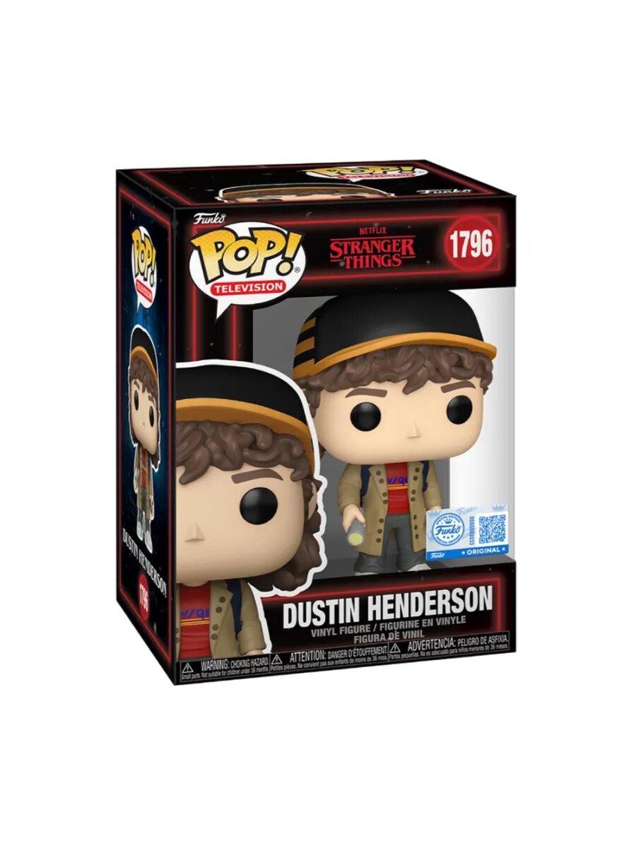 Фигурка Funko POP! TV Stranger Things S5 Dustin Henderson (Exc) (1796) 88959