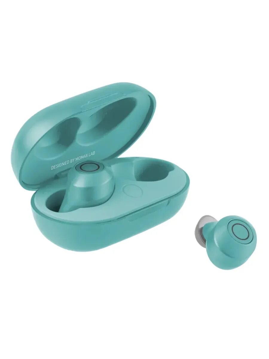 Беспроводные наушники Momax PILLS True Wireless Bluetooth Earbuds - голубые(BT1B)