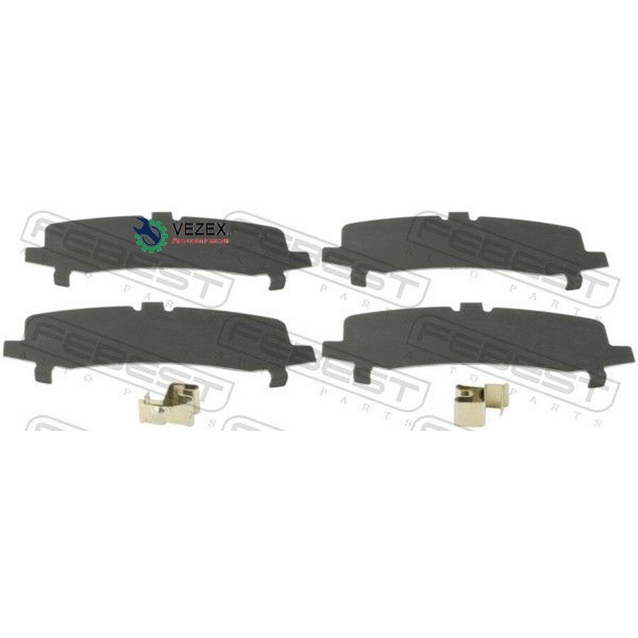 FEBEST 0103-GRJ150R Комплект монтажный тормозных колодок