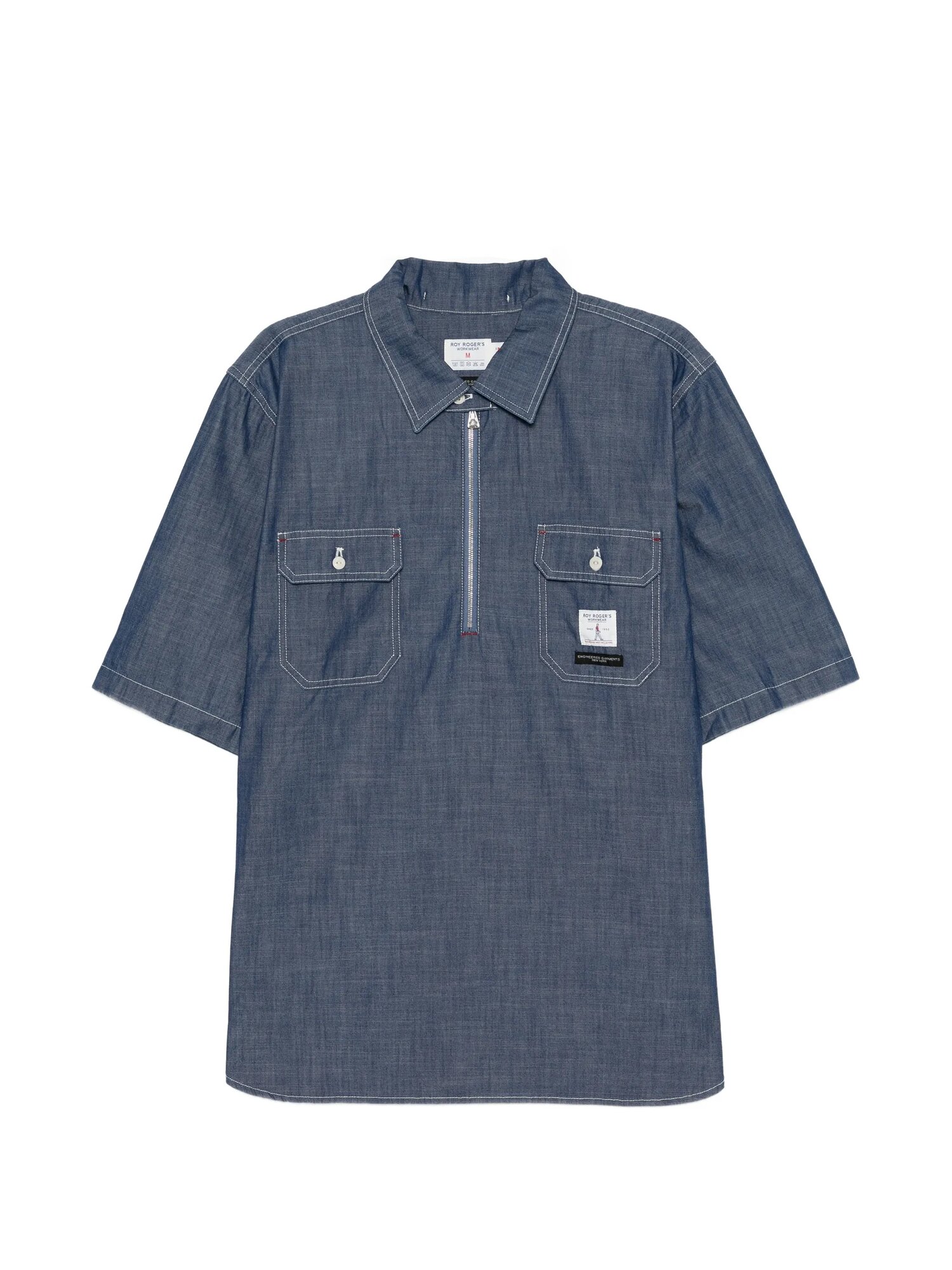 Рубашка X Roy Roger's Workwear Chambray Spinnaker polo shirt