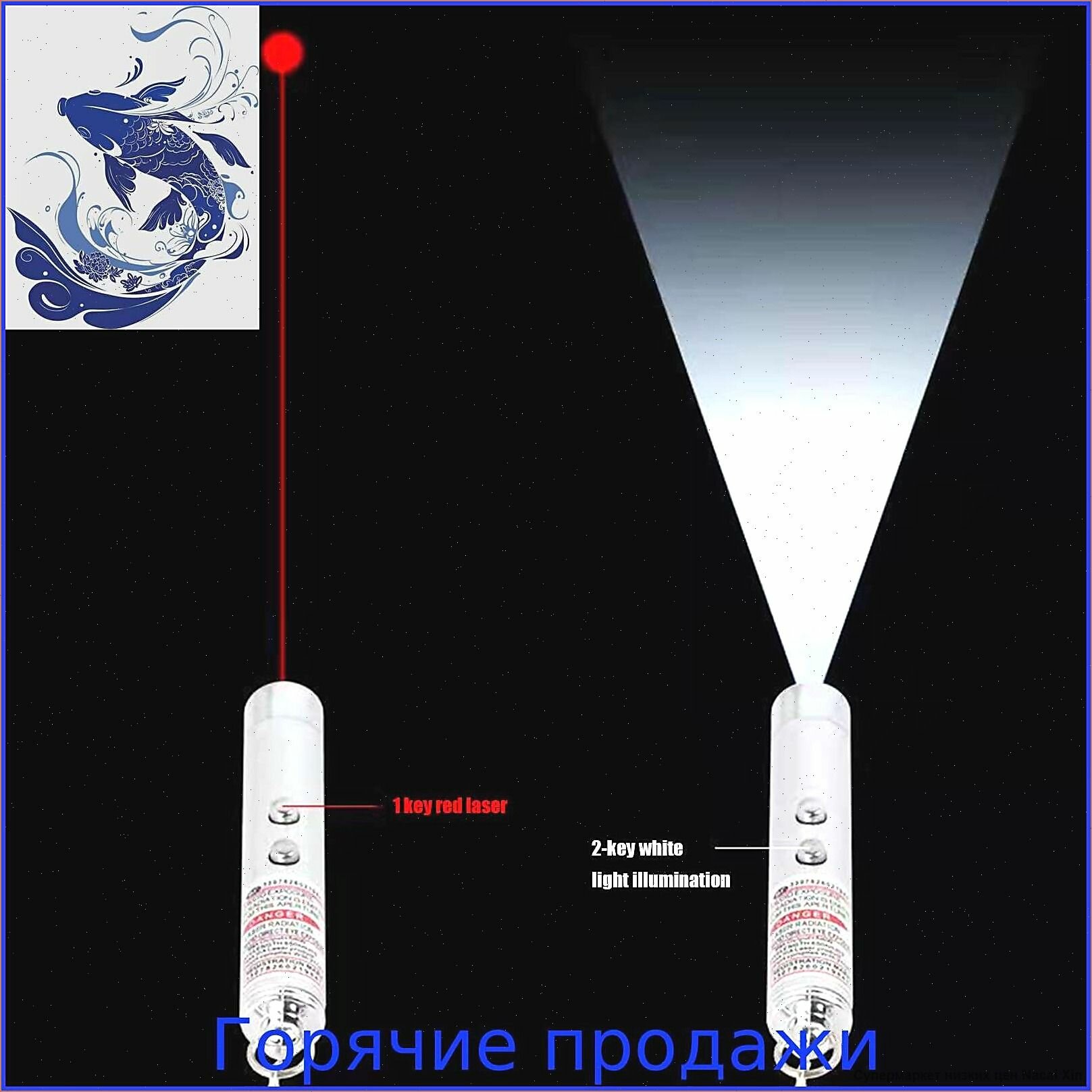 Лазерный фонарик, для игр и тренировок кошек и собак, пластик, серебристый