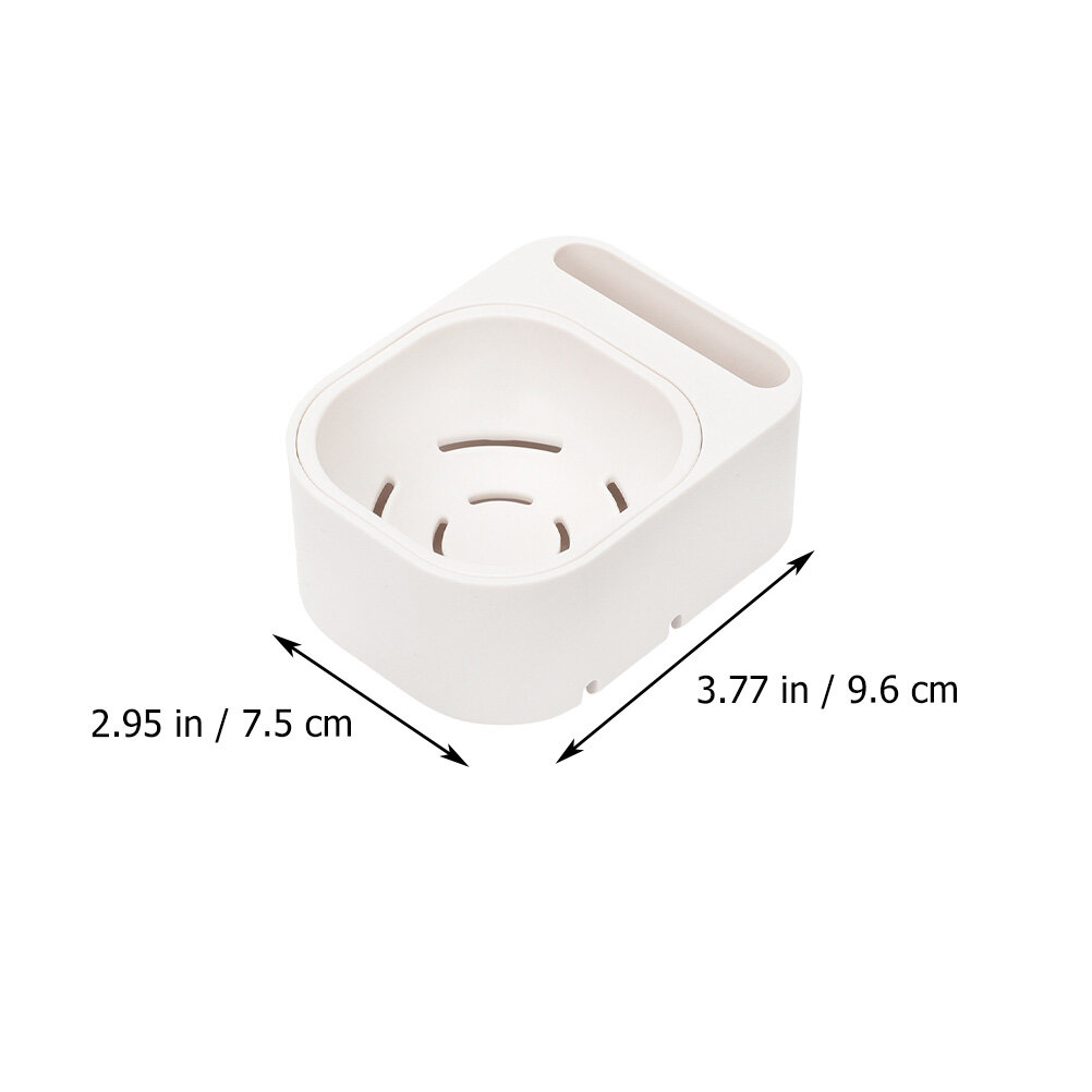 Держатель Для Губной Помады Из Силикона Белого Цвета Размер 9.6X4.2X7.5Cm