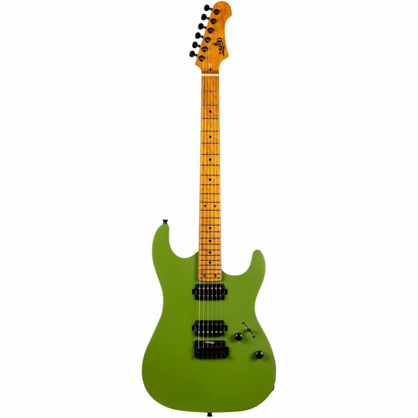 Электрогитара JET JS-500 MGR, Stratocaster, корпус тополь запеченный, 24 лада, HH, 1V1T, tremolo