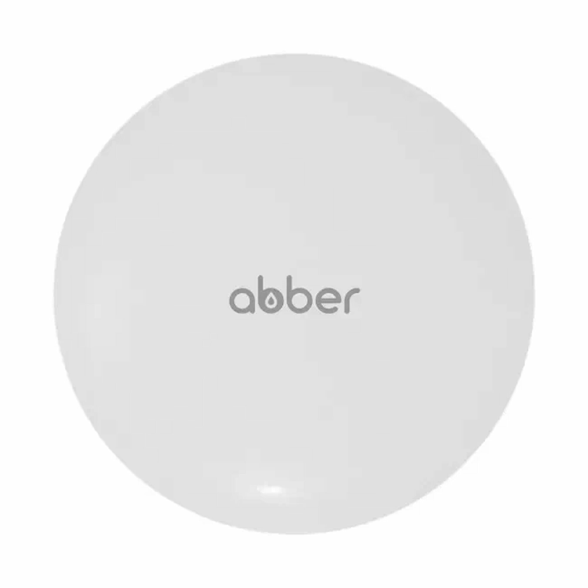Накладка на слив для раковины ABBER AC0014 белая, круглая, керамика