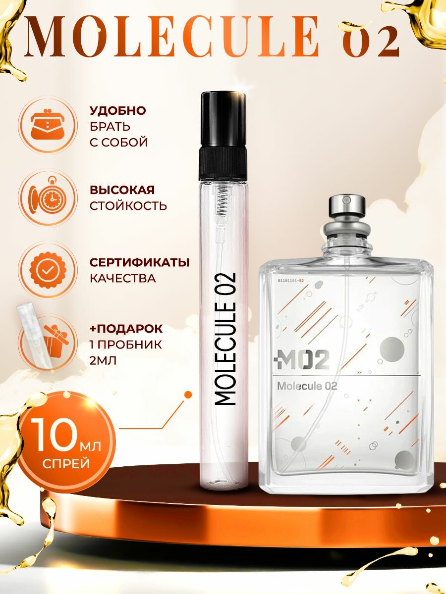 Molecule 02 (духи молекула) женские стойкие 10мл