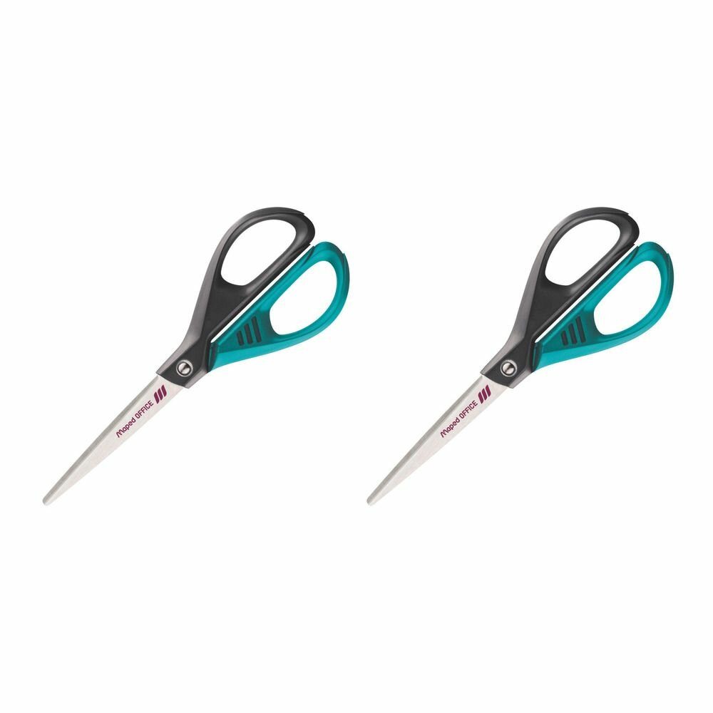 Maped/ Ножницы канцелярские Essentials Green Deco, 170 мм, 2 шт