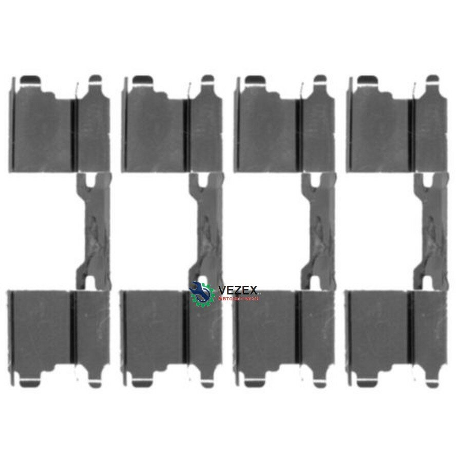 BEHR-HELLA 8DZ355203-501 Ремкомплект тормозных колодок