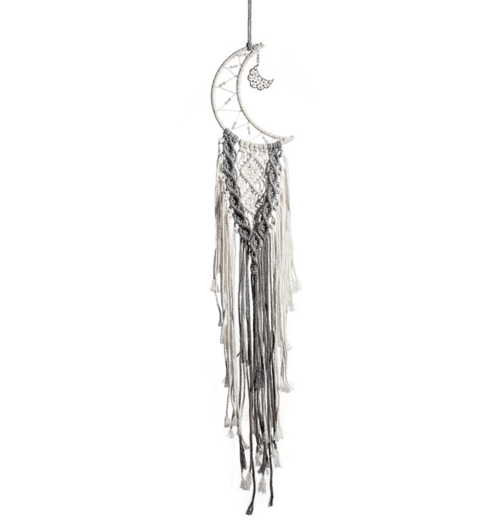 Moon Macrame Dream Catcher Богемия Декоративные гобелены Стены Детская комната Свадебные подарки