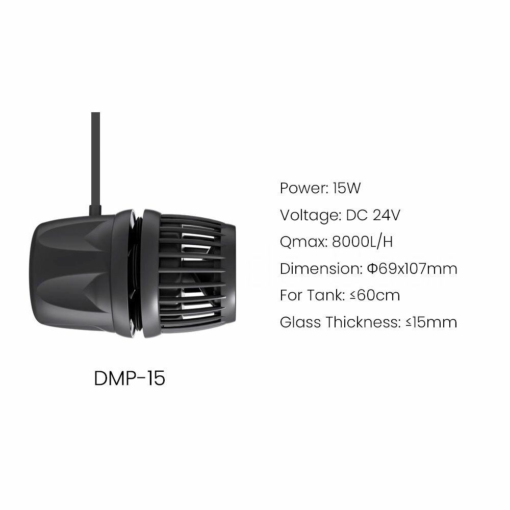 Jebao jecod DMP15 New Smart Bluetooth App Control Беспроводной аквариум для пресноводных рыб с морской водой Аквариумный волновой насос