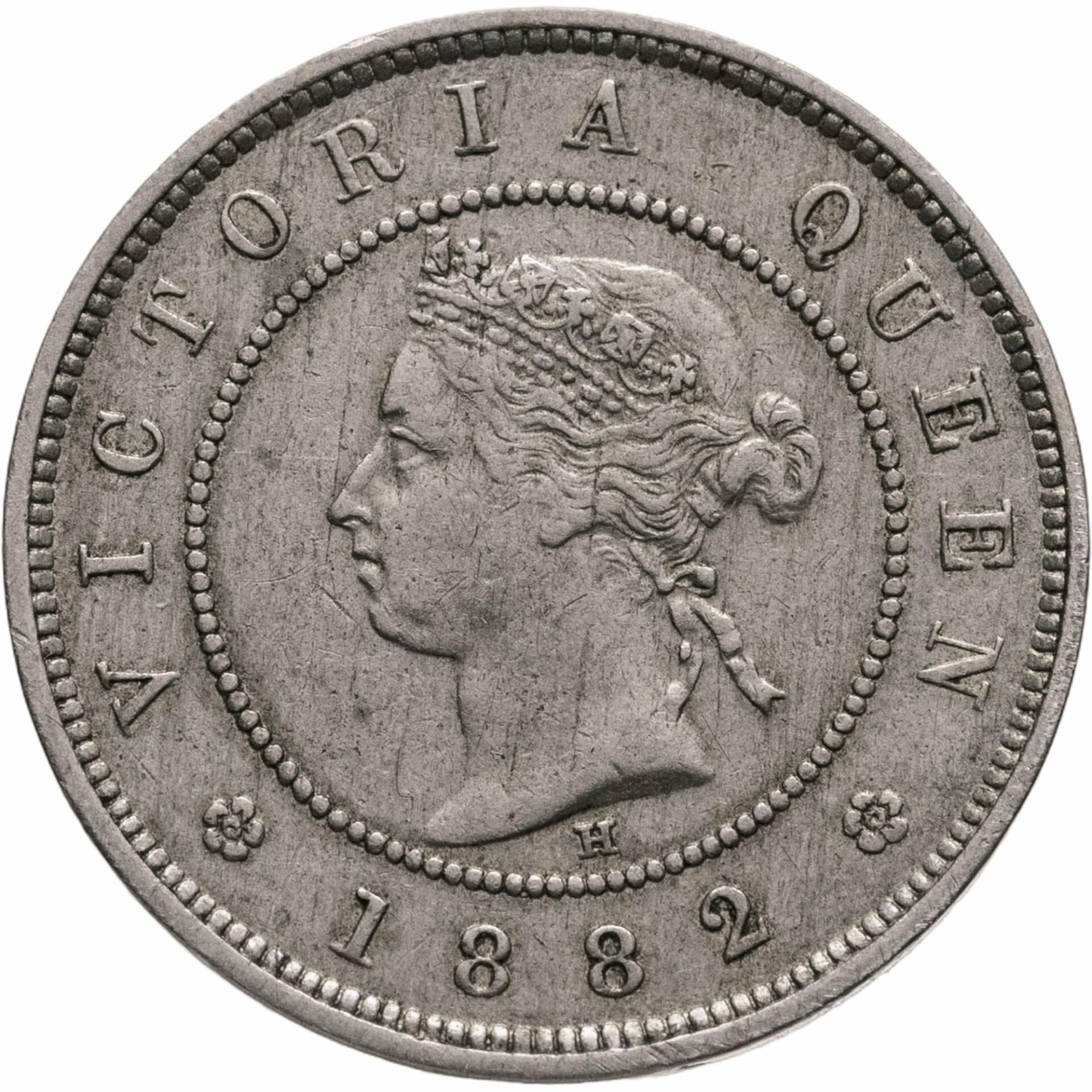 Ямайка 1 фартинг farthing 1882, Мельхиор медь-никель, в сохранности XF