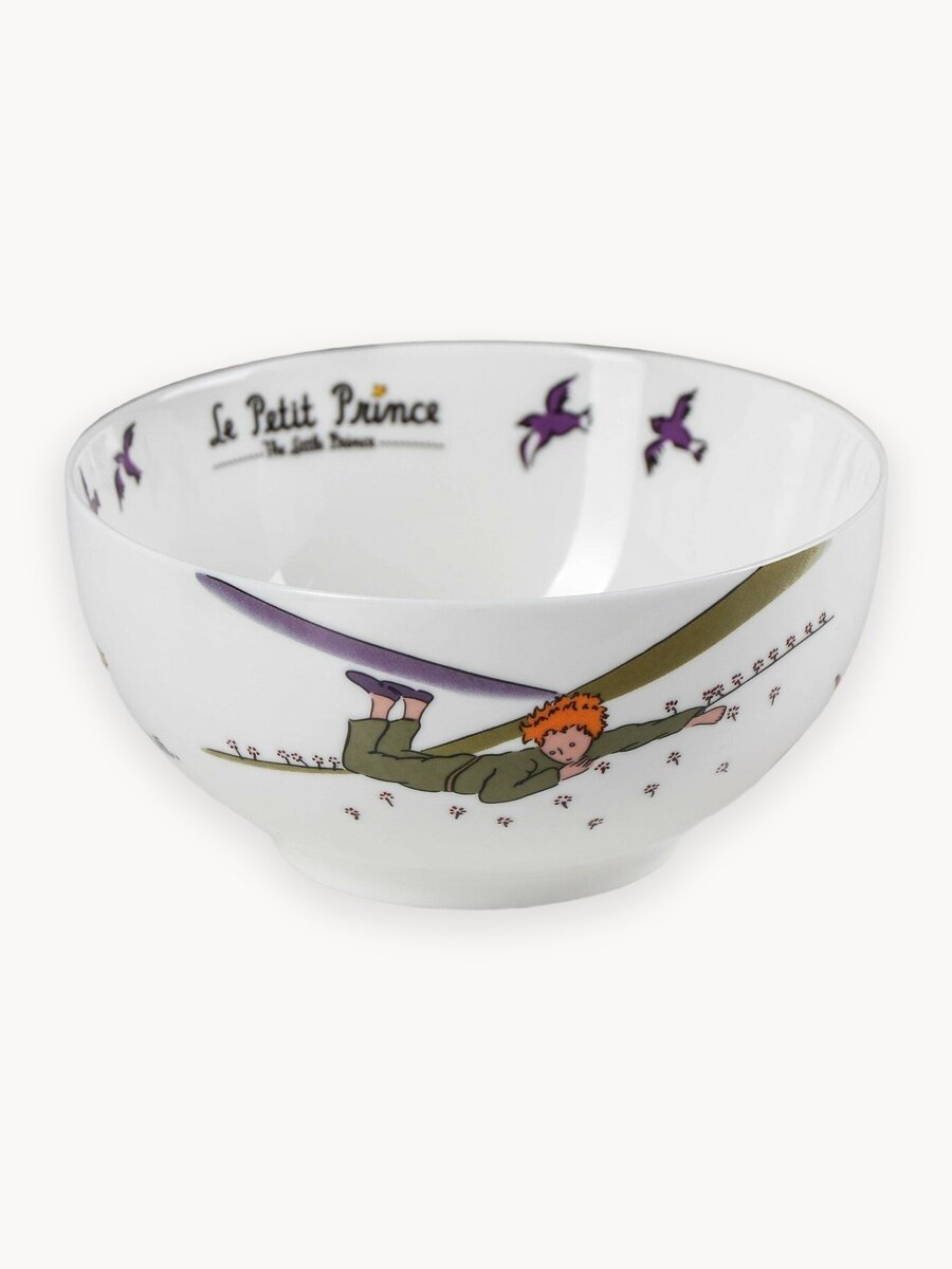 Quinsberry Конфетница Маленький принц 610мл/14см ф. круг NB203B, фарфор, подарочная упаковка