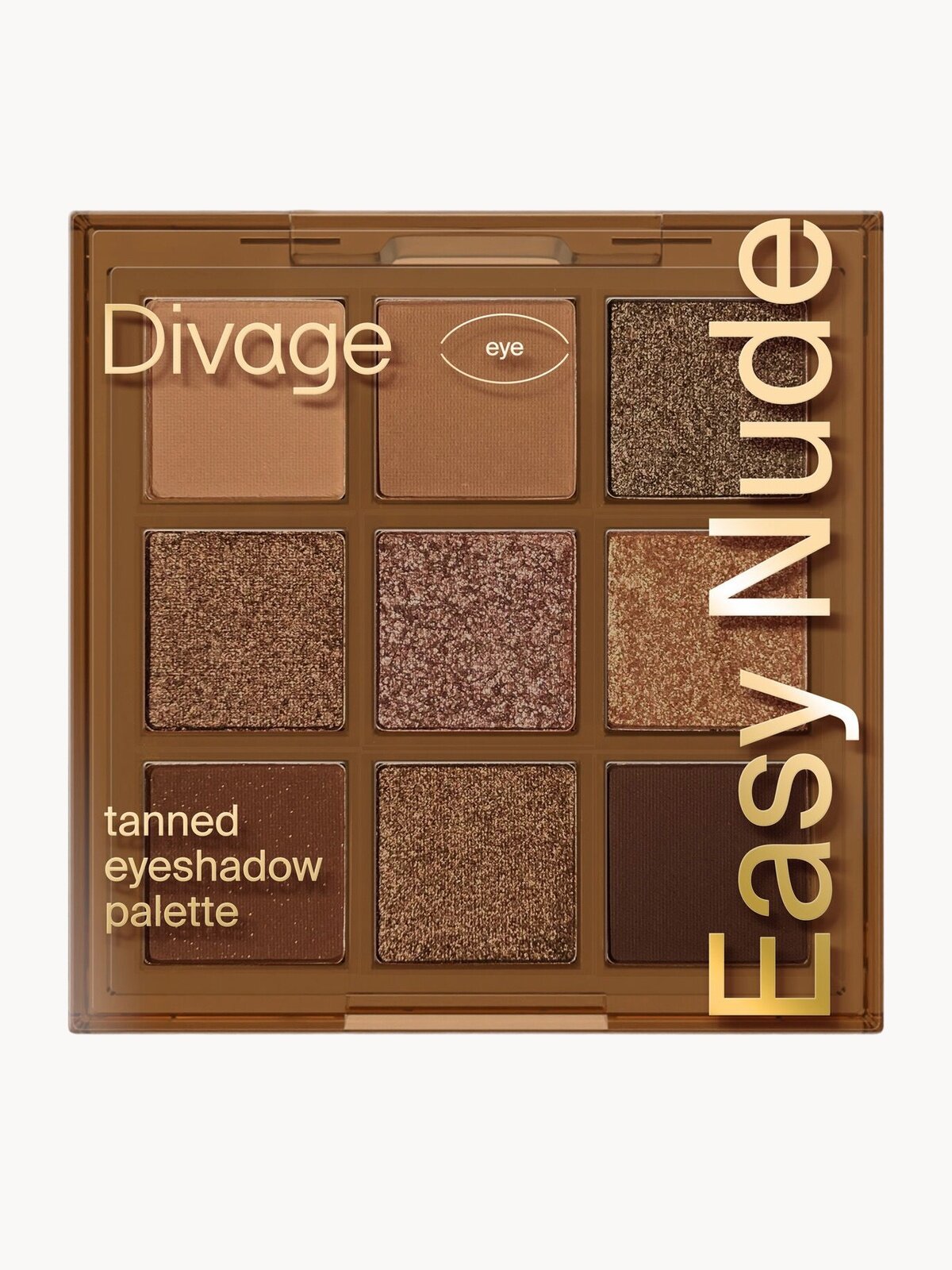 Divage Палетка теней для век Easy Nude Tanned eyeshadow palette