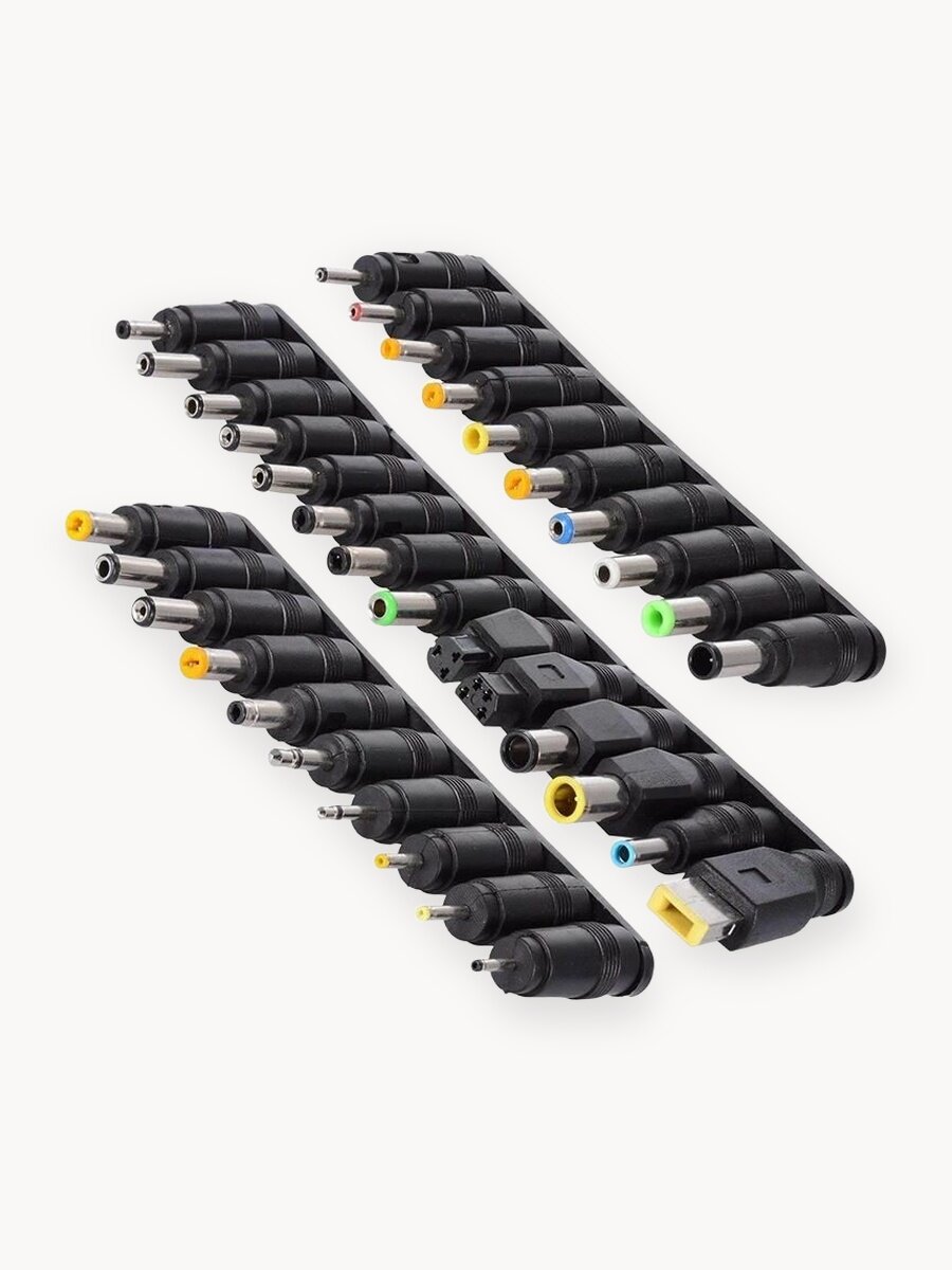 Переходники для блока питания 34 штуки, на любой блок с разъемом DC 5.5x2.5, DC 5.5x2.1