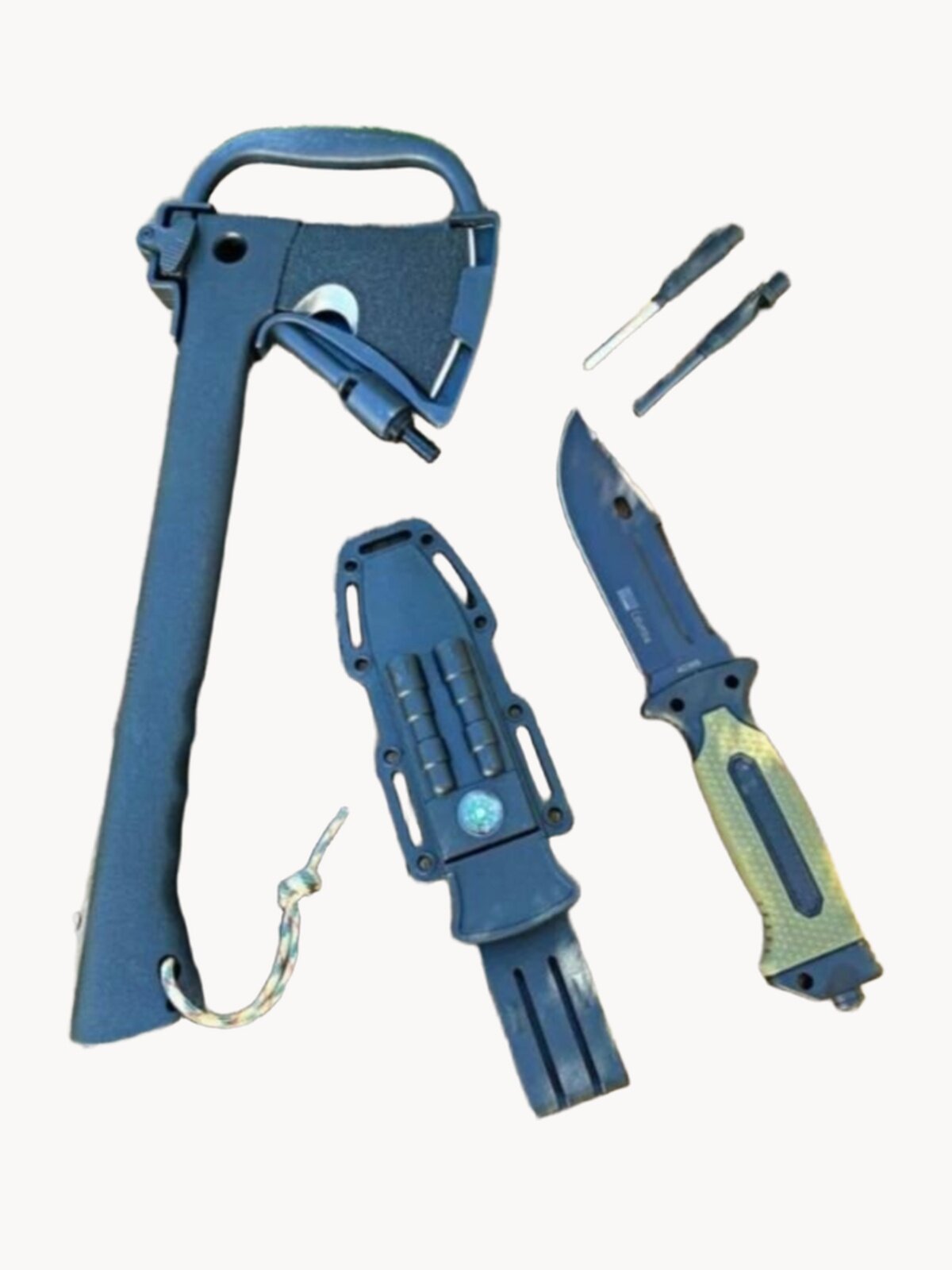 Топор и нож туристический в комплекте туристический, походный